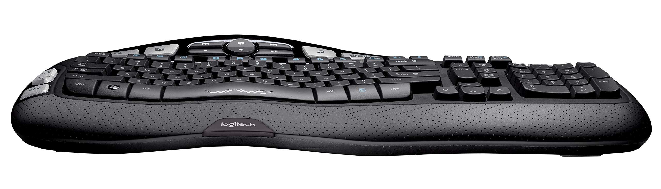 Logitech MX Vertical Wireless Mouse, K350 Wireless Wave Keyboard - Graphite & Black, 4000 DPI, 10m Range, 4 Month Battery, Ergonomic, Rechargeable, Ambidextrous, Windows & MacOS Compatible