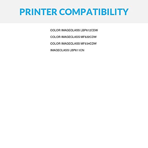 LD Compatible Toner Cartridge Replacements for Canon 045H High Yield (1 Black, 1 Cyan, 1 Magenta, 1 Yellow, 4-Pack)