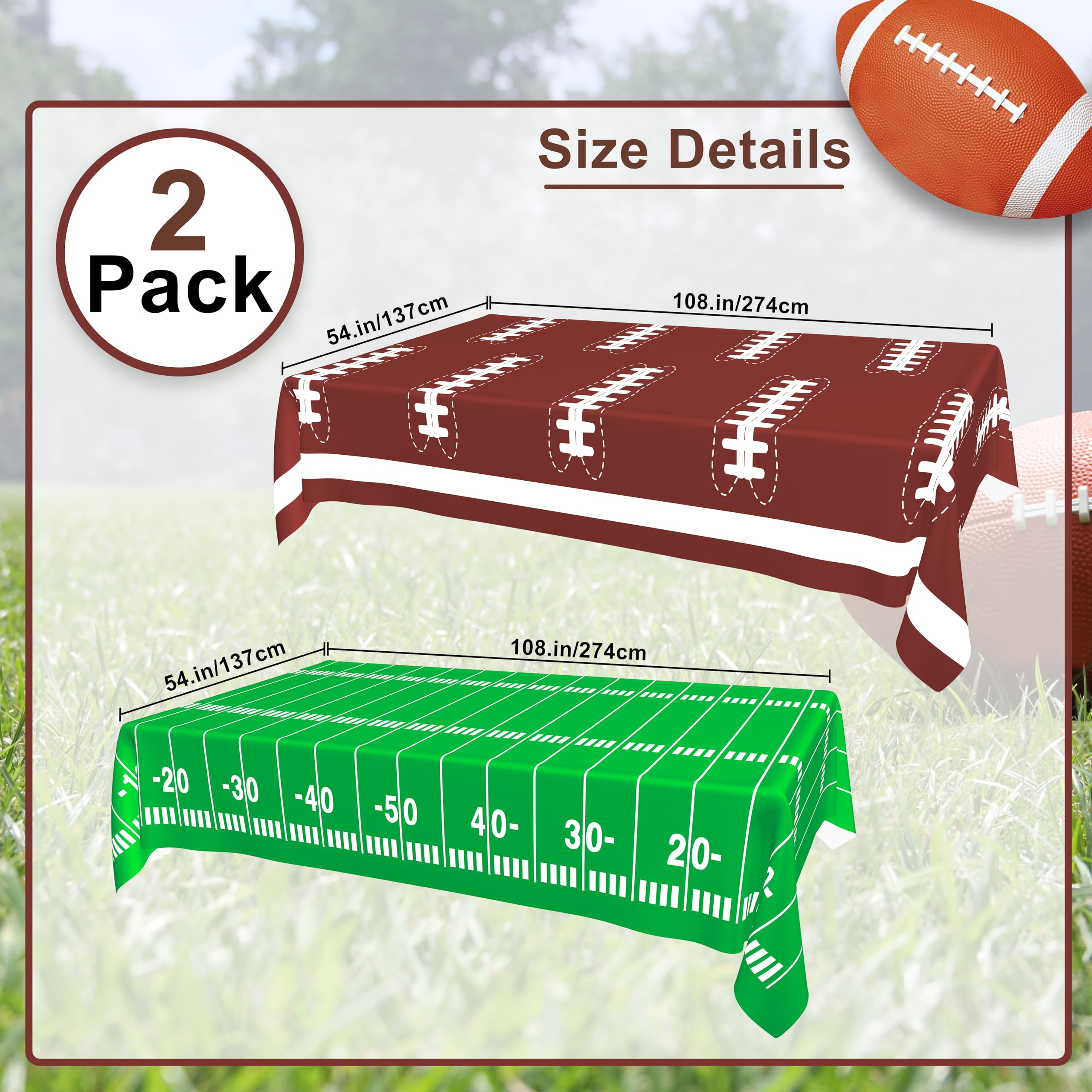 4 Pcs White Tablecloth Plastic 54 ×108 Inches Rectangle White Tablecloth Disposable Plastic Waterproof Table Cover for Outdoor Picnic, Kitchen, Holiday Birthday Wedding Baby Shower Party
