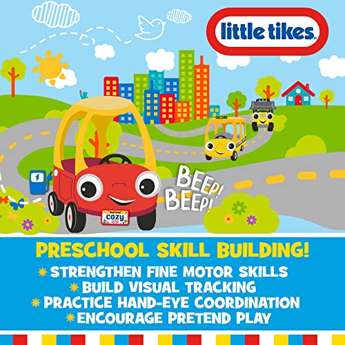 Repositionable Little Tikes Sticker Playset β Car & Truck Stickers for Kids Ages 3+