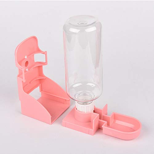 YChoice365 Rabbit Water Bottle, 500ML No Leak Automatic Rabbit Feeder Hanging Water Dispenser, Pet Drinking Fountain, Removable Cat Drinker Feeder for Rabbits Hamsters Cats Puppies
