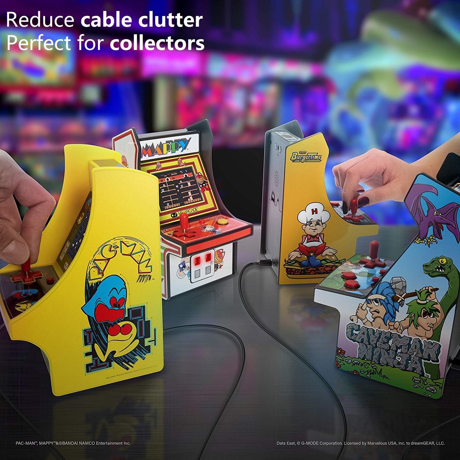 My Arcade My Arcade Multi-Cable - USB Splitter Cable for Micro Player Mini Arcade Cabinets - 1 USB A to 4 Micro USB - Connects up to 4 Micro Players - Electronic Games; (DGUN-2979)