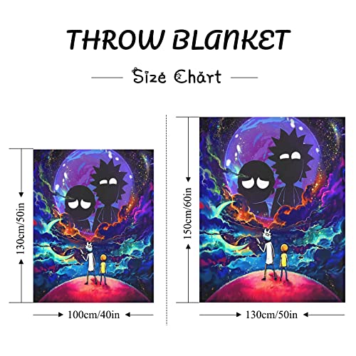 Anime Blanket for Adults Throw Blanket for Kids Ultra Soft Throw Blankets Flannel Blankets Printed Toddler Bed Blankets Weighted Blankets for Adults All Season 50"X 40"