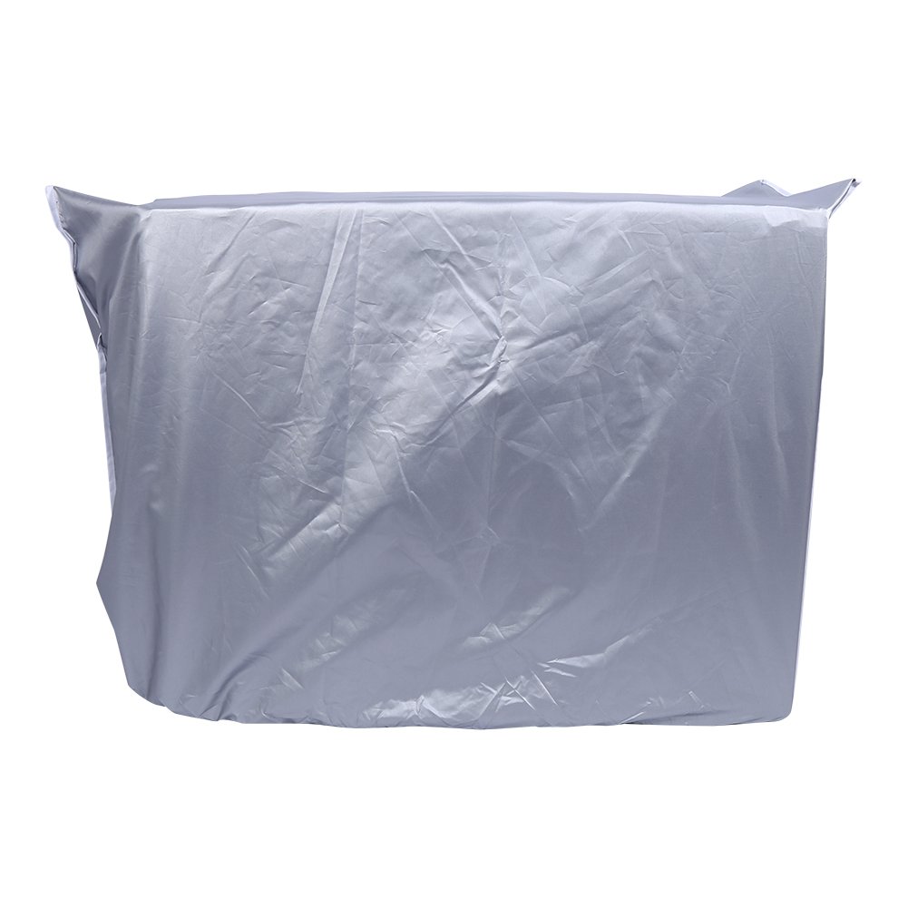 Bewinner Air Conditioner Cover, Anti-Dust Anti-Snow Waterproof Sunproof Conditioner Protector for Outdoor Use, Rectangle, Silver (94 40 73 cm)