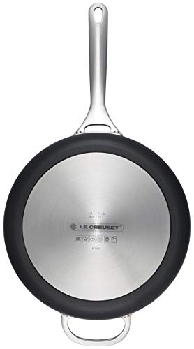 Le Creuset Toughened Nonstick PRO Saute Pan With Glass Lid, 4.25 qt.