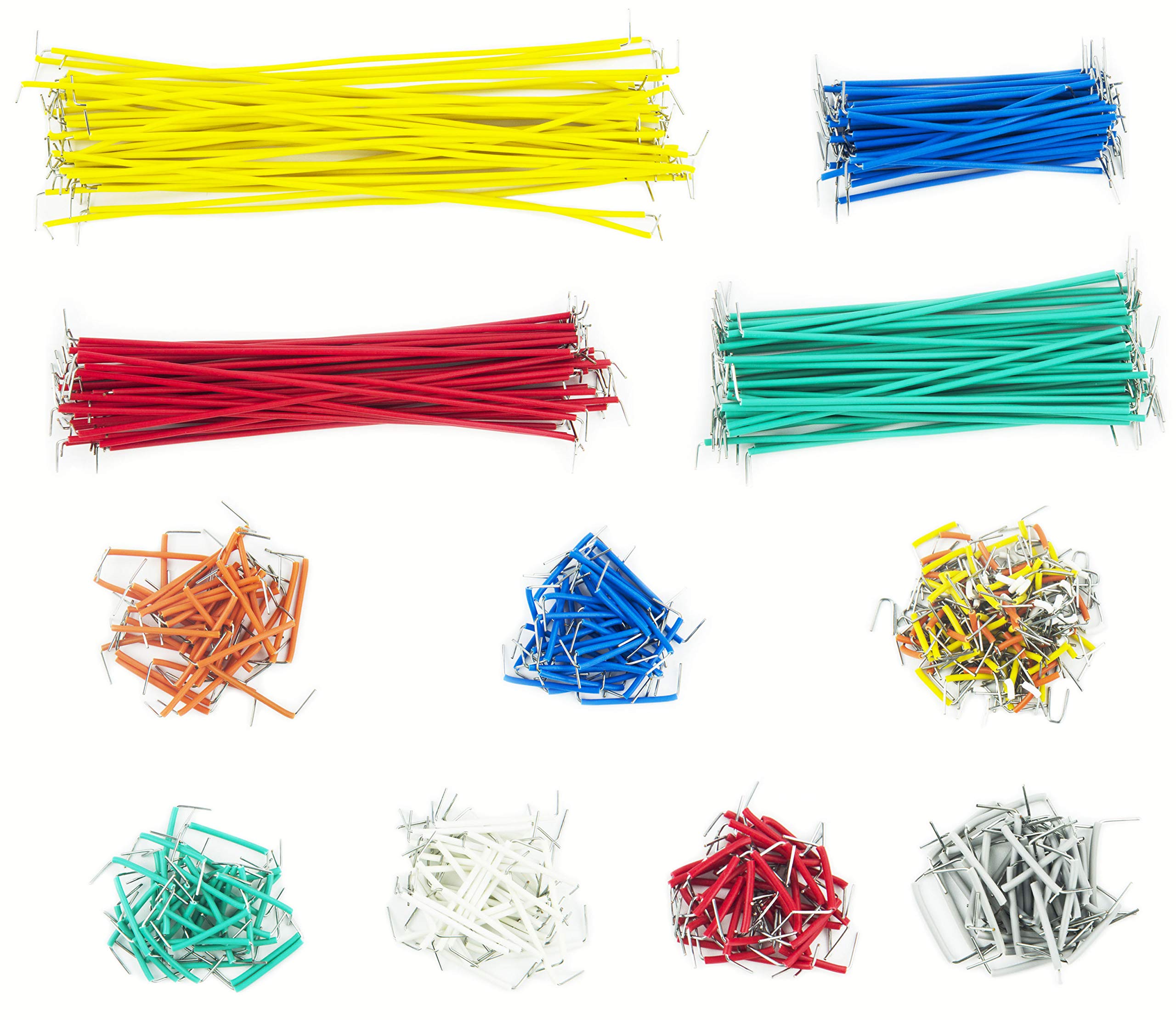 Testeronics 24AWG 560 PCS Jumper Wires Kit with 6PCS Tweezers for Arduino or Raspberry Pi,Breadboard Prototyping Solder Circuit,Electronics Experiment