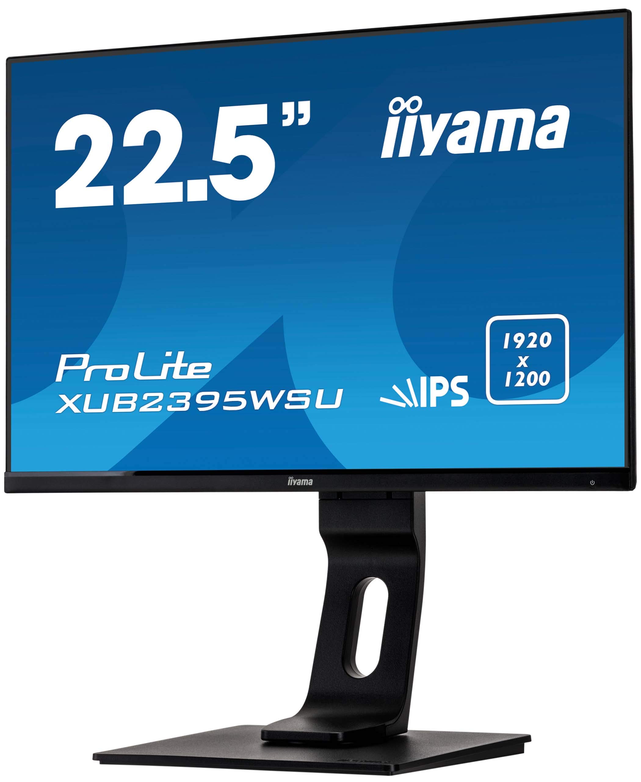iiyama Prolite XUB2395WSU-B1 22.5" WUXGA LED Matt Flat Black Computer Monitor