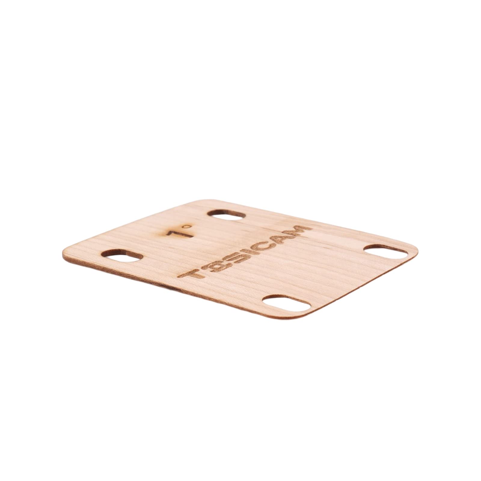 3pcs Guitar Neck Shims Shim Made of Canada Solid Maple Wooden, For Bolt-on Neck Bolts, Shaped 0.25 0.5 1 Degree (0.25 0.5 1 Degree)