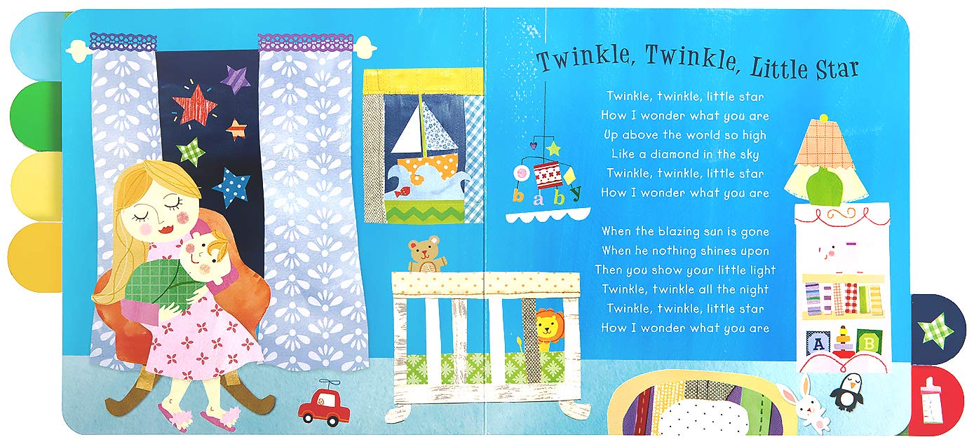 C.R. Gibson 'Sing to Me' Lullaby Book for Babies, 10 x 8.7 x 0.5 inches, 1 piece