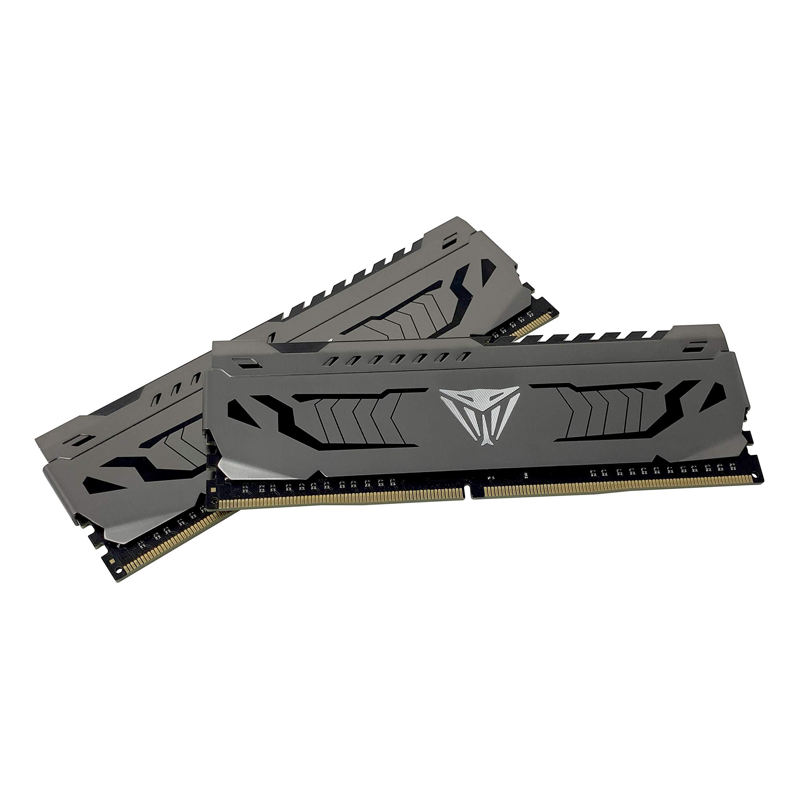 Patriot Viper Steel DDR4 RAM 32GB (2X16GB) 3200MHz CL16 1.35v UDIMM Desktop Gaming Memory Kit Compatible with XMP - PVS432G320C6K