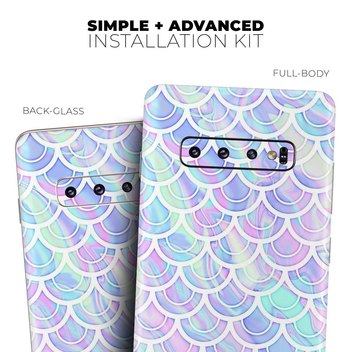 DesignSkinz Iridescent Dahlia v9 Protective Vinyl Decal Wrap Skin Cover Compatible with The Samsung Galaxy S20 (Screen Trim & Back Glass Skin)