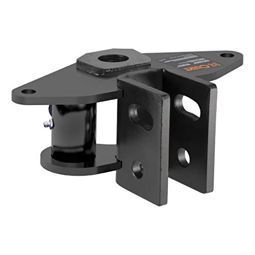CURT 17075 Replacement Round Bar Weight Distribution Hitch Head, CARBIDE BLACK POWDER COAT