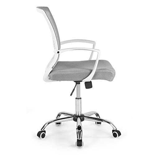EdgeMod Chartwell Office Chair in White/Grey