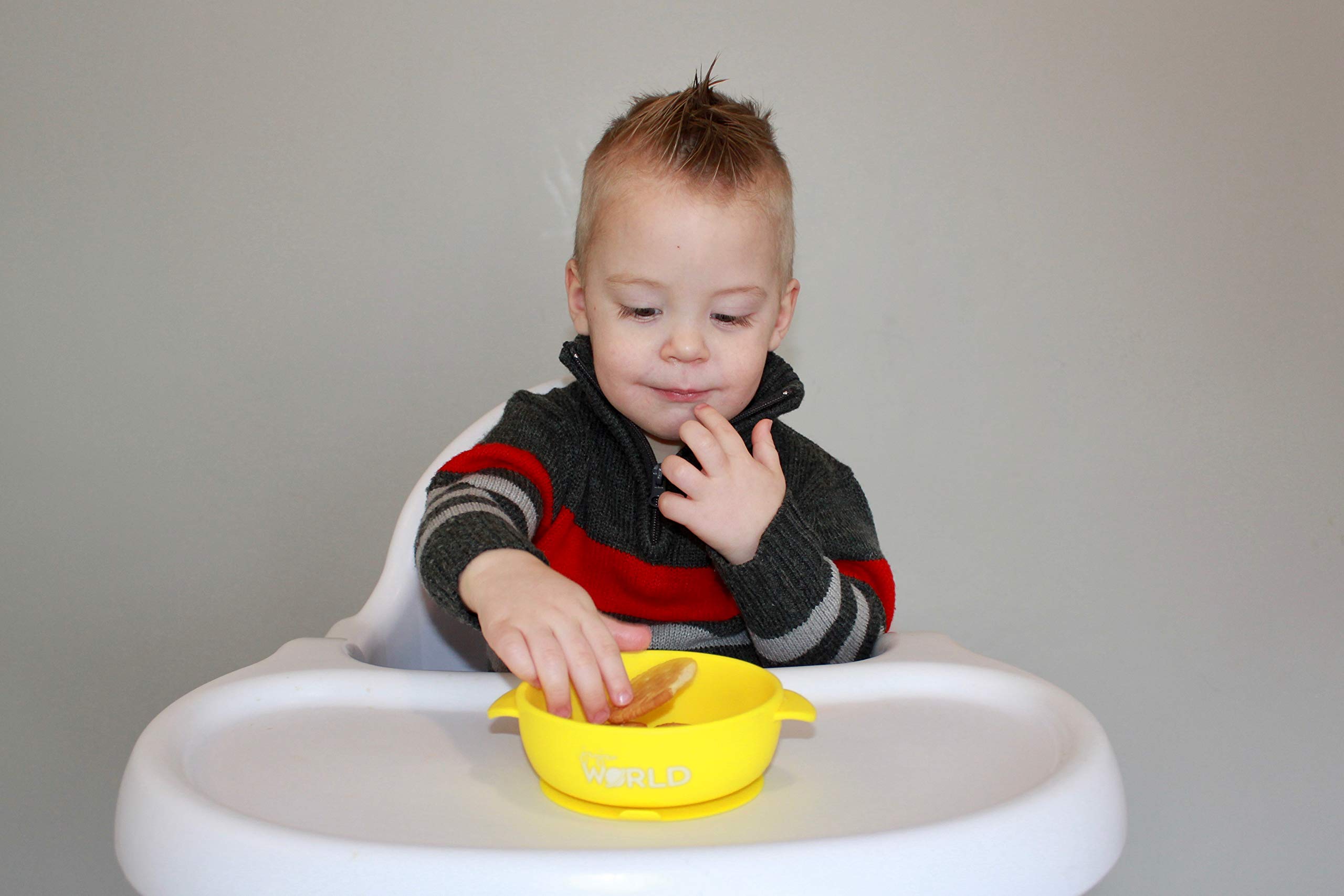 Juju World 3 Baby Bowls with High Suction Base Set - Great for Feeding Kids & Toddlers - Fridge, Microwave & Dishwasher Compatible - Eco-Friendly, BPA Free Silicone