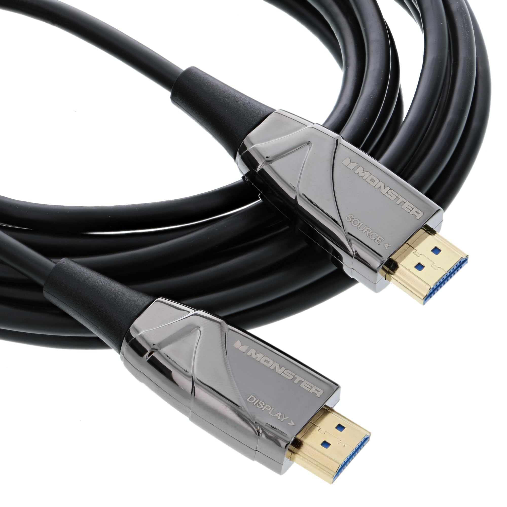 Monster, Inc. HDMI700HD4M Ultra HD High Speed HDMI Cable, Platinum, 15 feet