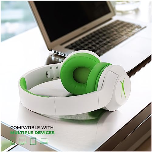Altec Lansing Kid Safe Noise Cancelling Wireless Headphones 15H Battery, 85dB Volume Limit, Foldable Design Powerful Sound, Active Noise Cancellation Perfect for Kids Ages 7+