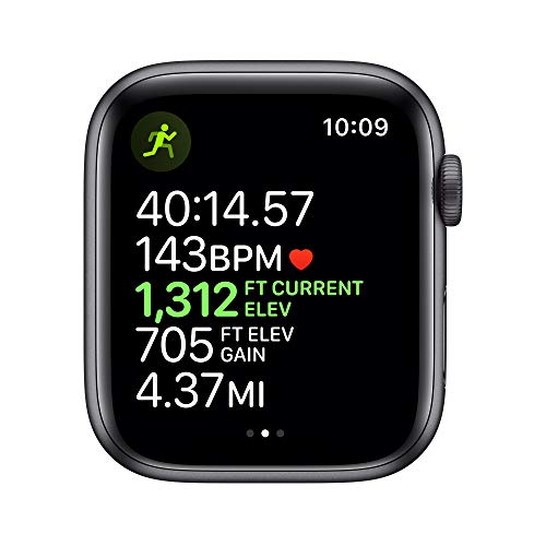 Apple Watch Series 5 (GPS, 44mm) - Space Gray Aluminum Case with Black Sport Band