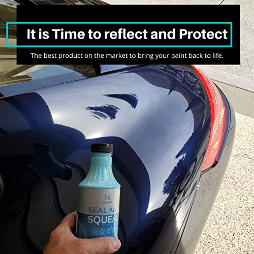 Lithium Seal and Squeal Paint Sealant/Polish - Incredible Shine and Lasting Protection - Curable Amino Functional Polymers Fused with Si02 Ceramic Nano Technology -Lasts for up to 12 Months (16 oz)