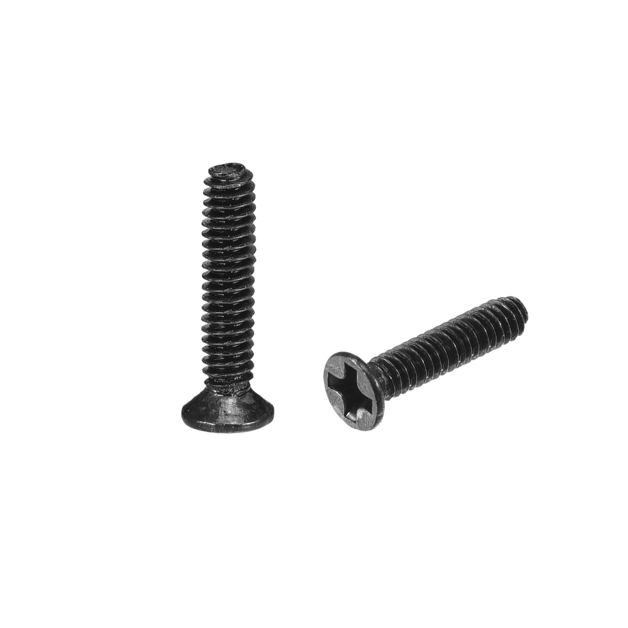 uxcell M2 x 10mm Phillips Screws Fastener Black for Laptop PC TV Fan Switch 500pcs