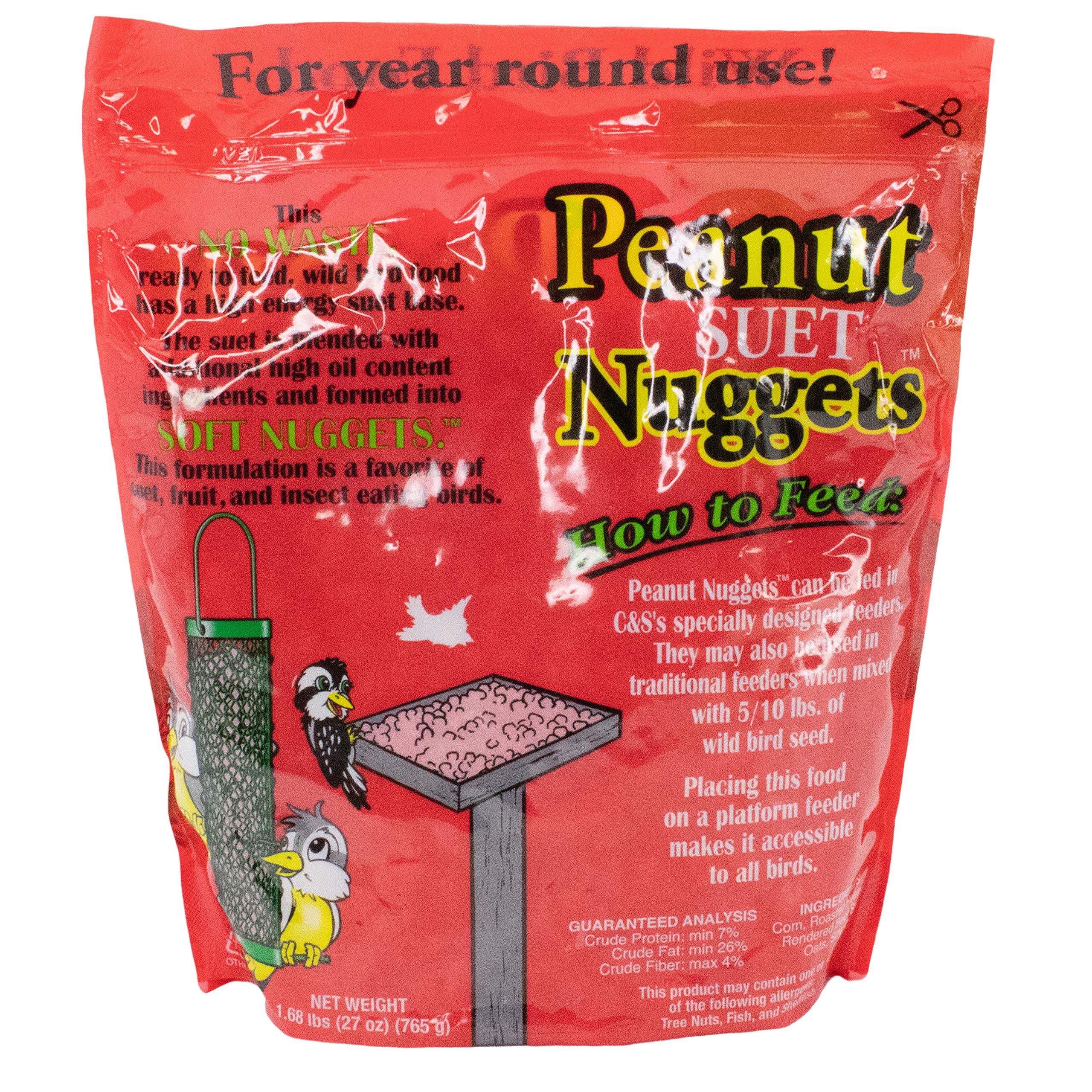C&S Peanut Nuggets 27 Ounces, 6 Pack