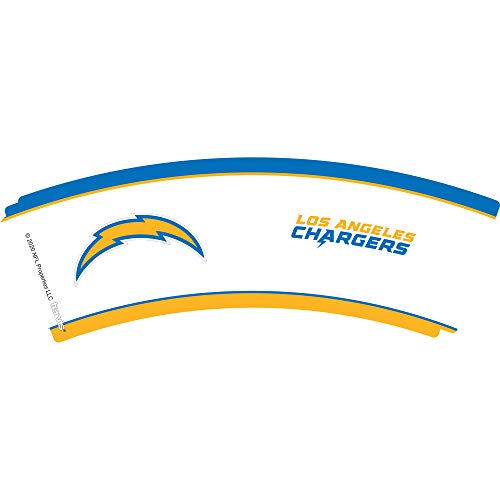 Tervis Made in USA Double Walled NFL Los Angeles Chargers Insulated Tumbler Cup Keeps Drinks Cold & Hot, 16oz Mug, Tradition