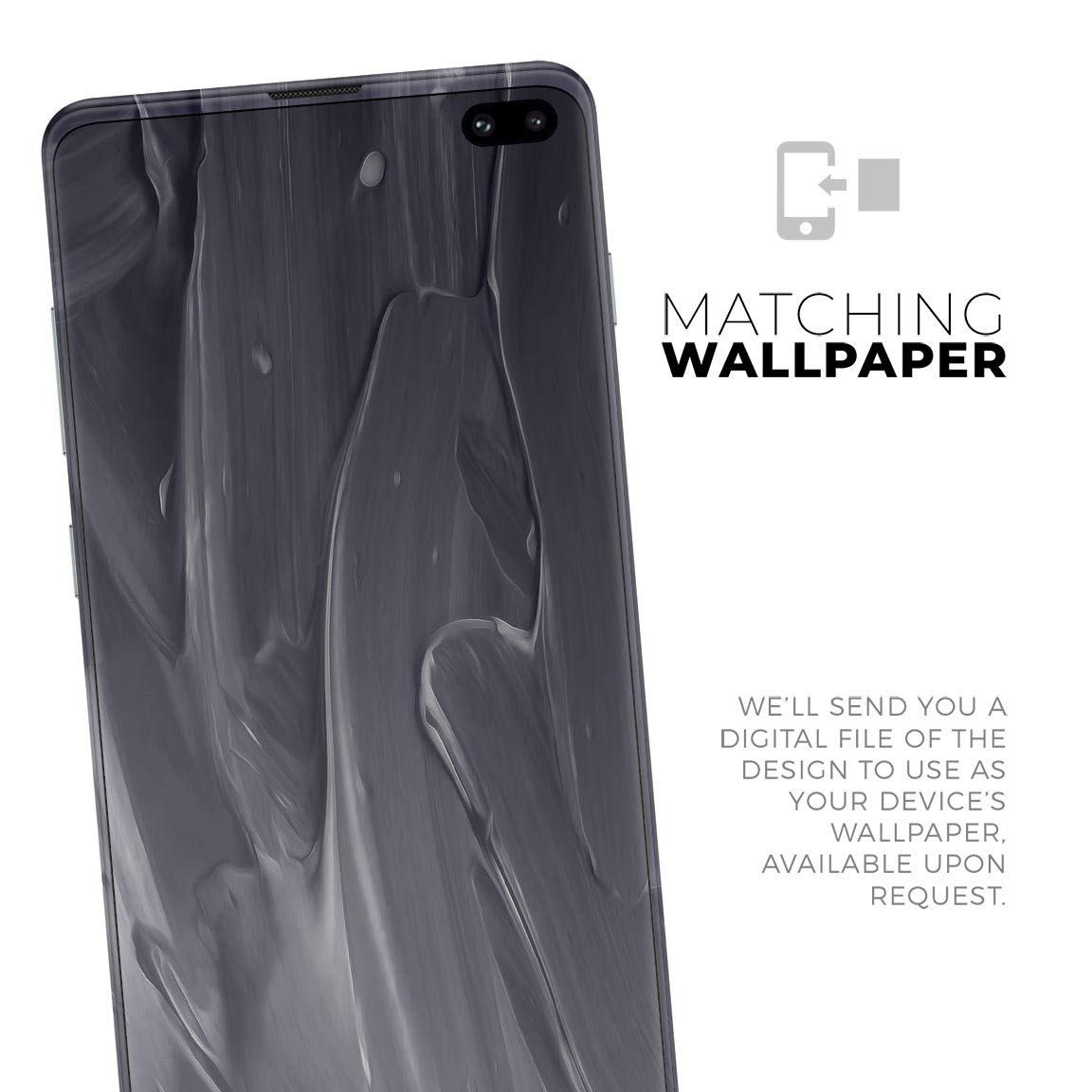 DesignSkinz Liquid Abstract Paint Remix V38 Protective Vinyl Decal Wrap Skin Cover Compatible with The Samsung Galaxy S20 (Screen Trim & Back Glass Skin)