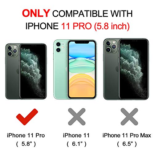 OTOFLY iPhone 11 Pro Case,Ultra Slim Fit iPhone Case Liquid Silicone Gel Cover with Full Body Protection Anti-Scratch Shockproof Case Compatible with iPhone 11 Pro (Fluorescent Yellow)