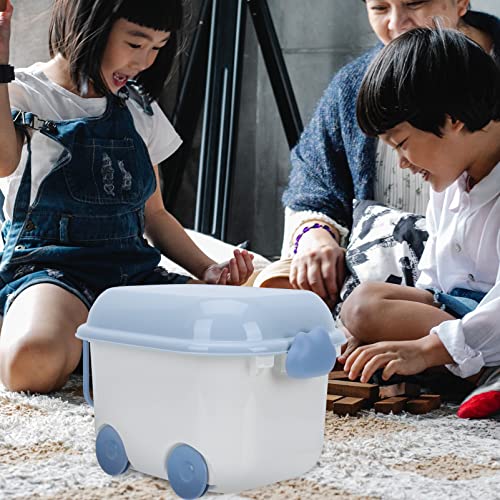 Cabilock Storage Basket Cube Storage Box Box with Wheel Box Chest with Wheel Rolling Storage Box with Wheels Stackable Storage Chest