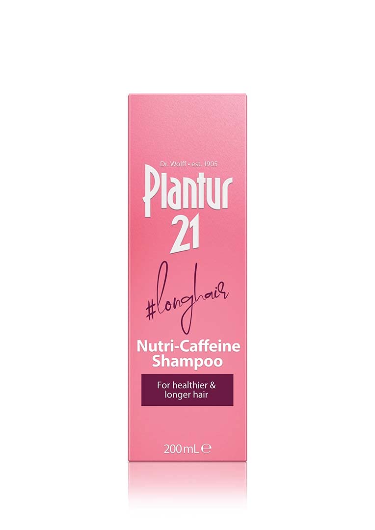 Plantur 21#longhair Nutri-Caffeine Women's Long Hair Shampoo with Keratin and Biotin: Strengthen and Nourish, 6.76 fl oz