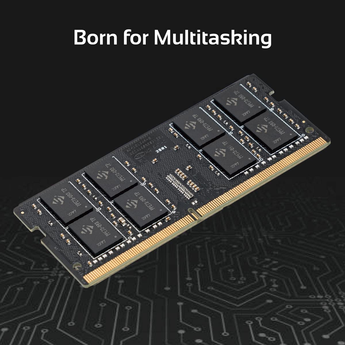 LEVEN Lares 16GB KIT (2x8GB) DDR4-2666MHz PC4-21300 260-Pin SO-DIMM CL19 Laptop Notebook RAM Memory Module (JR4SL2666172408-8Mx2)