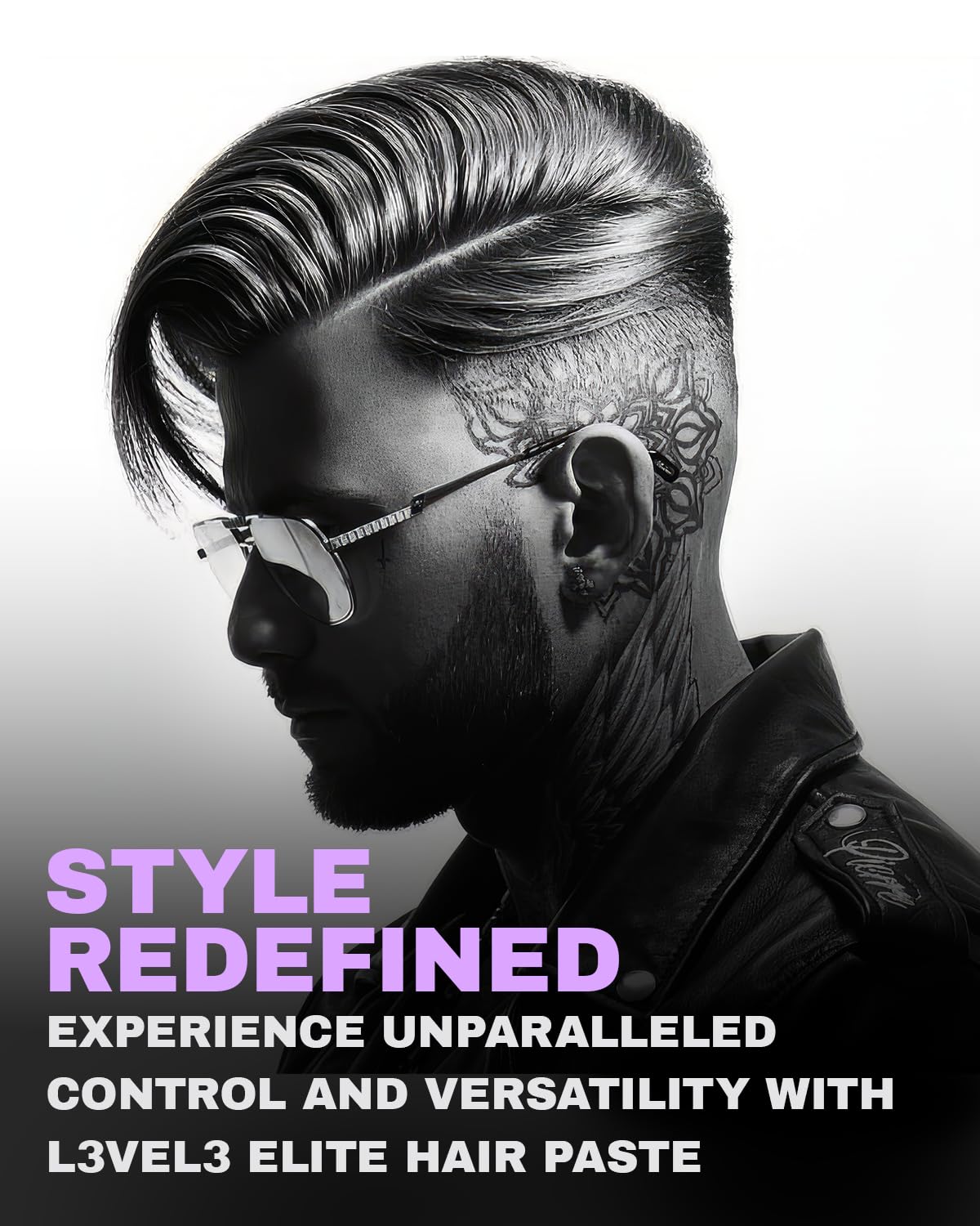 L3 - Level 3 Paste - Long-Lasting Hold - Improves Strength and Volume of Hair - Protects Against Hair Damage - Level Three Men Styling Product (150 ML, Paste)