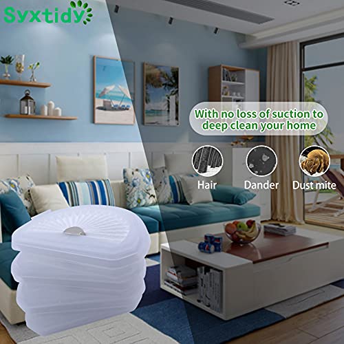4 Pack Replacement Vacuum Filters for Black + Decker Dustbuster VLPF10, Hand Vacuum Model # HLVA320J00 & N575266