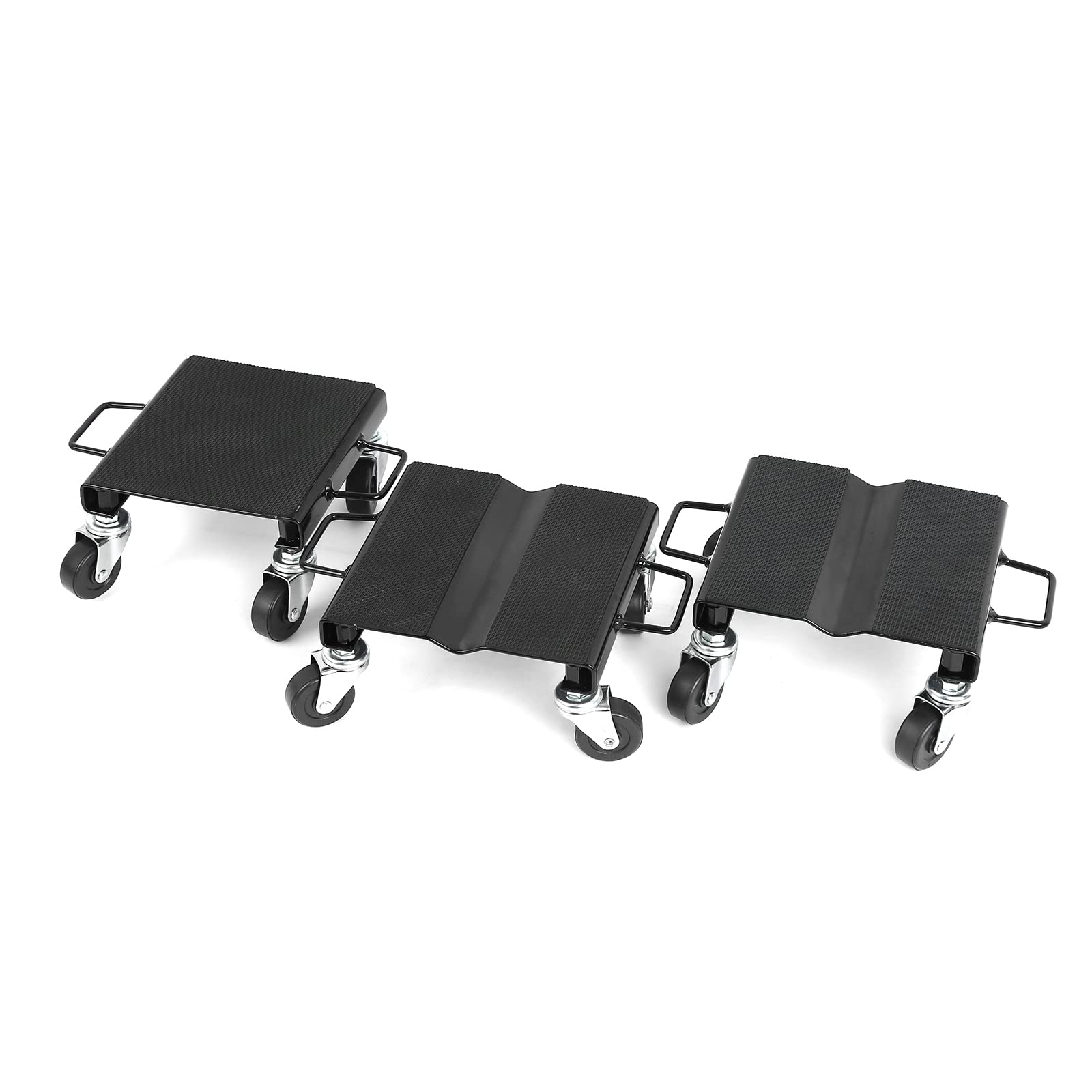 3 PCs 1500 LBS Snowmobile Roller Set, Dolly Storage Dollies Mover