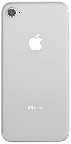 Apple iPhone 8, US Version, 64GB, Silver - GSM Carriers (Renewed)