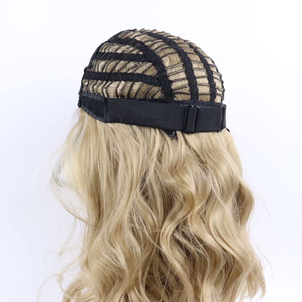 PIESOYRI 6PCS Adjustable Elastic Bands for Wigs, Adjustable Wig Straps for Making Wig Glueless, Adjustable Wig Bands for Keeping Wigs in Place (Size: 1 * 14inches)