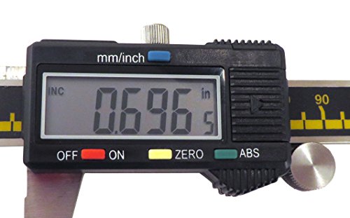 Absolute Digital Caliper 12โ / 300 mm Digital Calipers Accurate to 0.0015โ/12โ Hardened Stainless Steel ODC-12