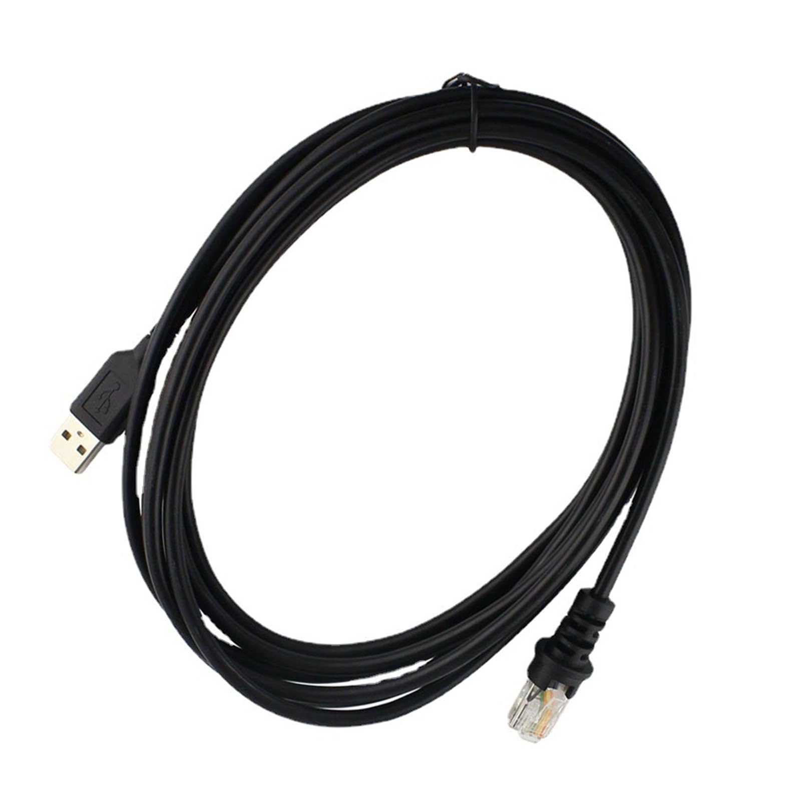 Eowluu USB Scanner Wire 2M for MS5145 MS9540 MS7120 MS9590 MS1690 Models Scanners Multiple Model Compatible