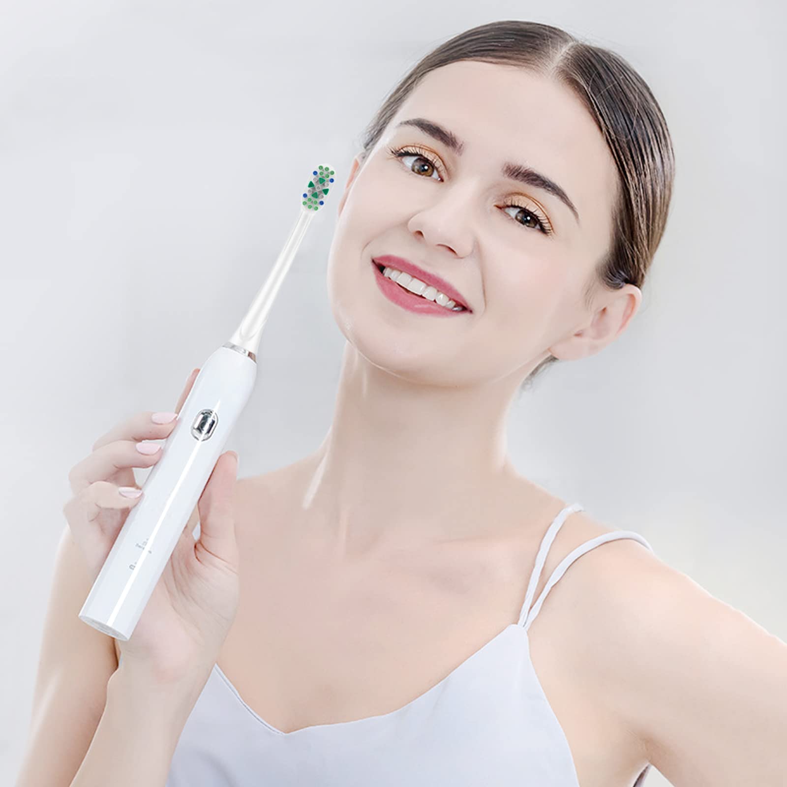 ALTLAU Replacement Toothbrush Heads Compatible with Philips Sonicare Toothbrush, Click-on Replacement Brush, 8 Pack