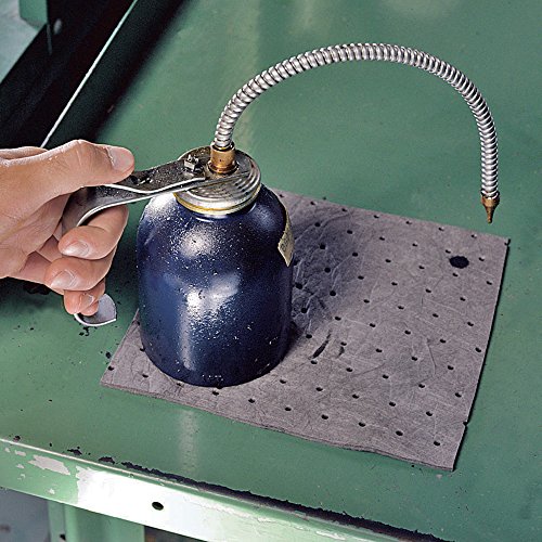 Absorbent Mat Pads in a Dispenser Box by New Pig | Premium Oil Absorbent Pads | 10" x 13" Oil Mats | 100 All Purpose Premium Absorbent Pads | Heavyweight | MAT251