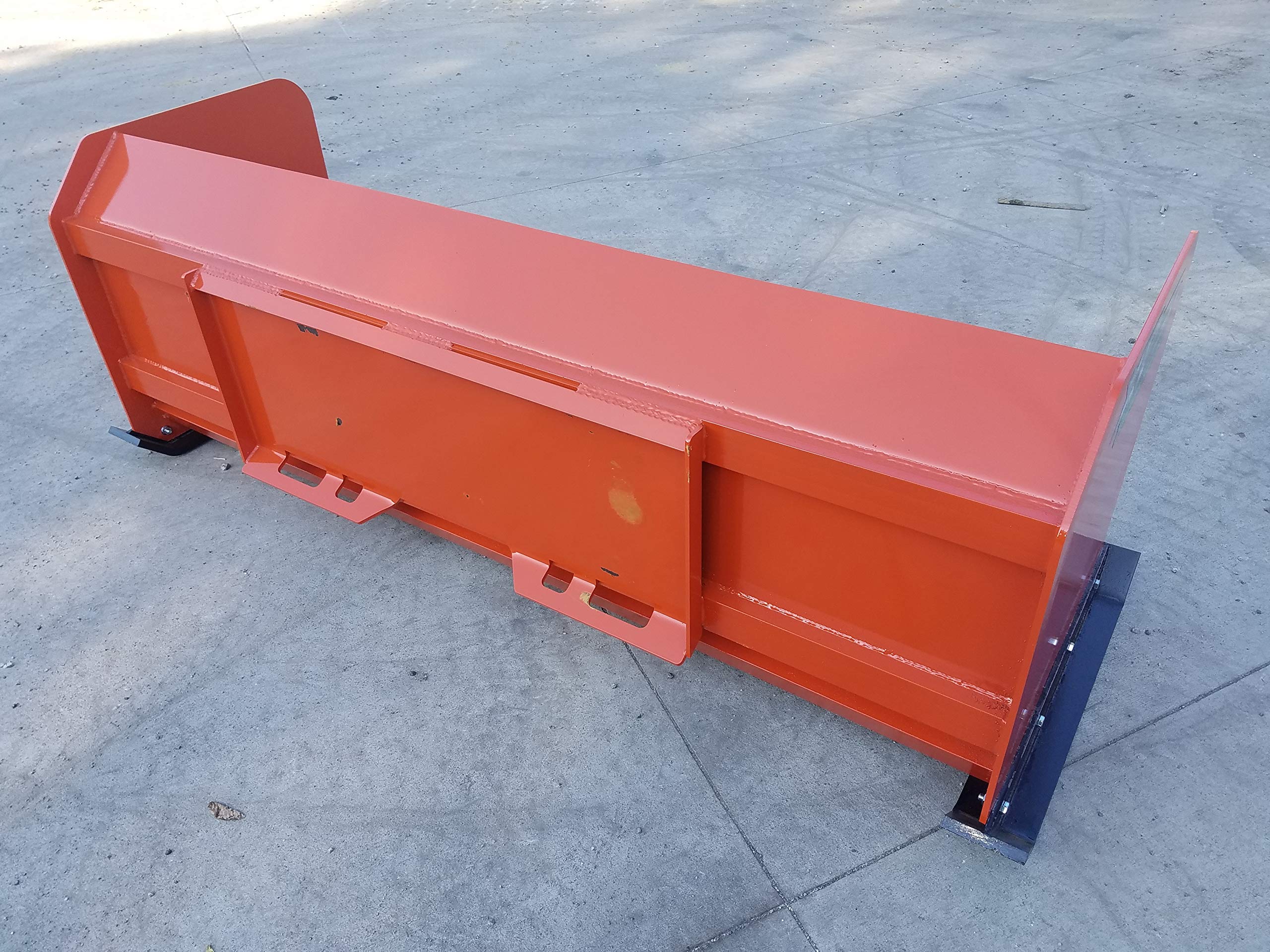 8' XP30 Skid Steer Snow Pusher Kubota Orange