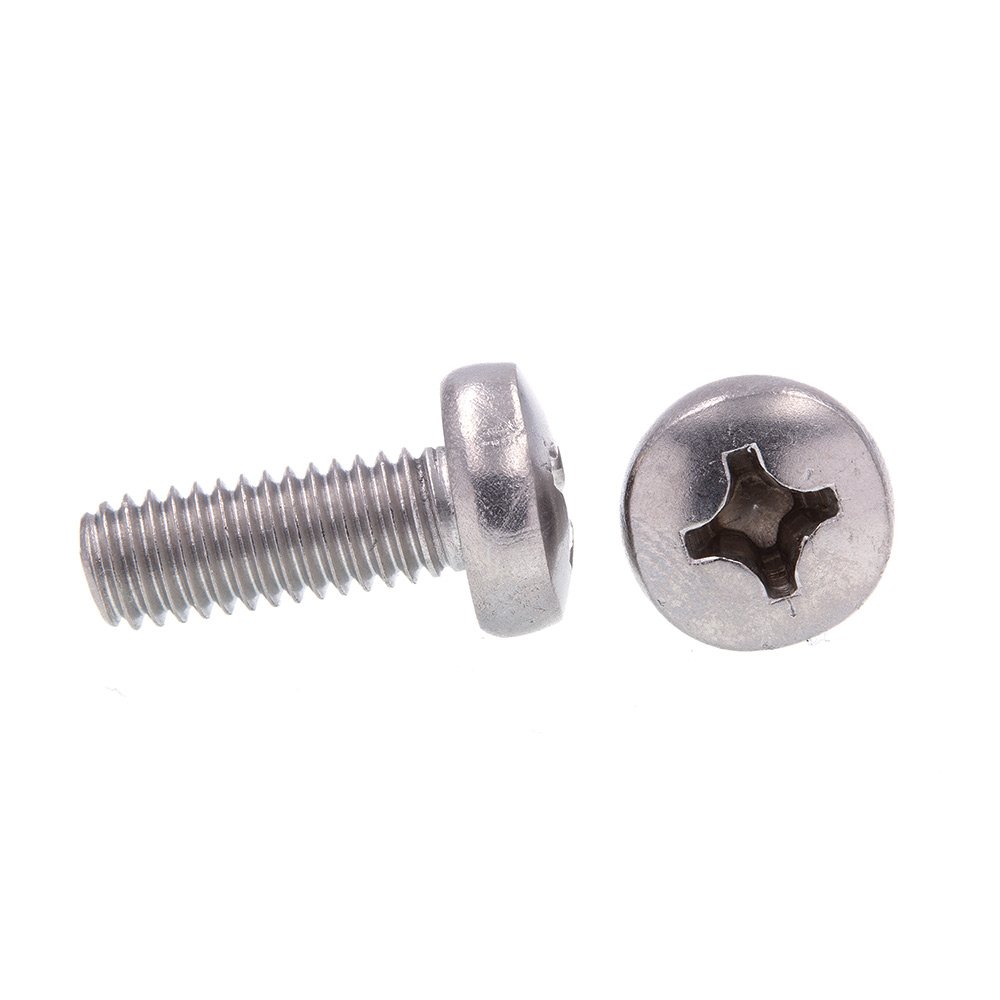 Prime-Line 9131575 Machine Screws, Metric, Pan Head, Phillips Drive, M6-1.0 X 16MM (10 Pack)