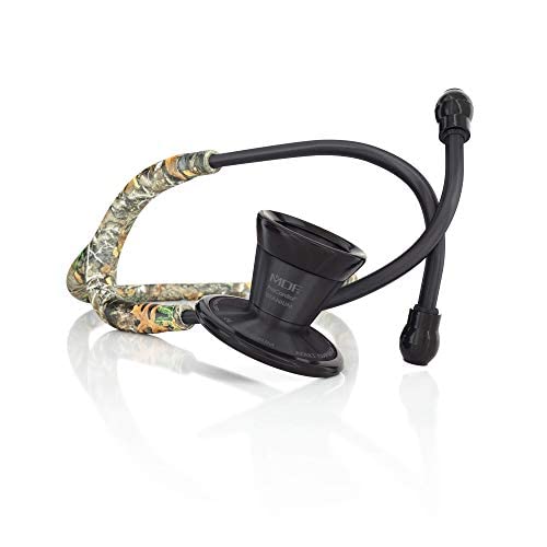 MDF Instruments Realtree Edge ProCardial Cardiology Stethoscope, Lightweight Titanium, Adult, Dual Head, Realtree Edge Tube, Titanium Black Chestpiece-Headset, MDF797TRTEBO