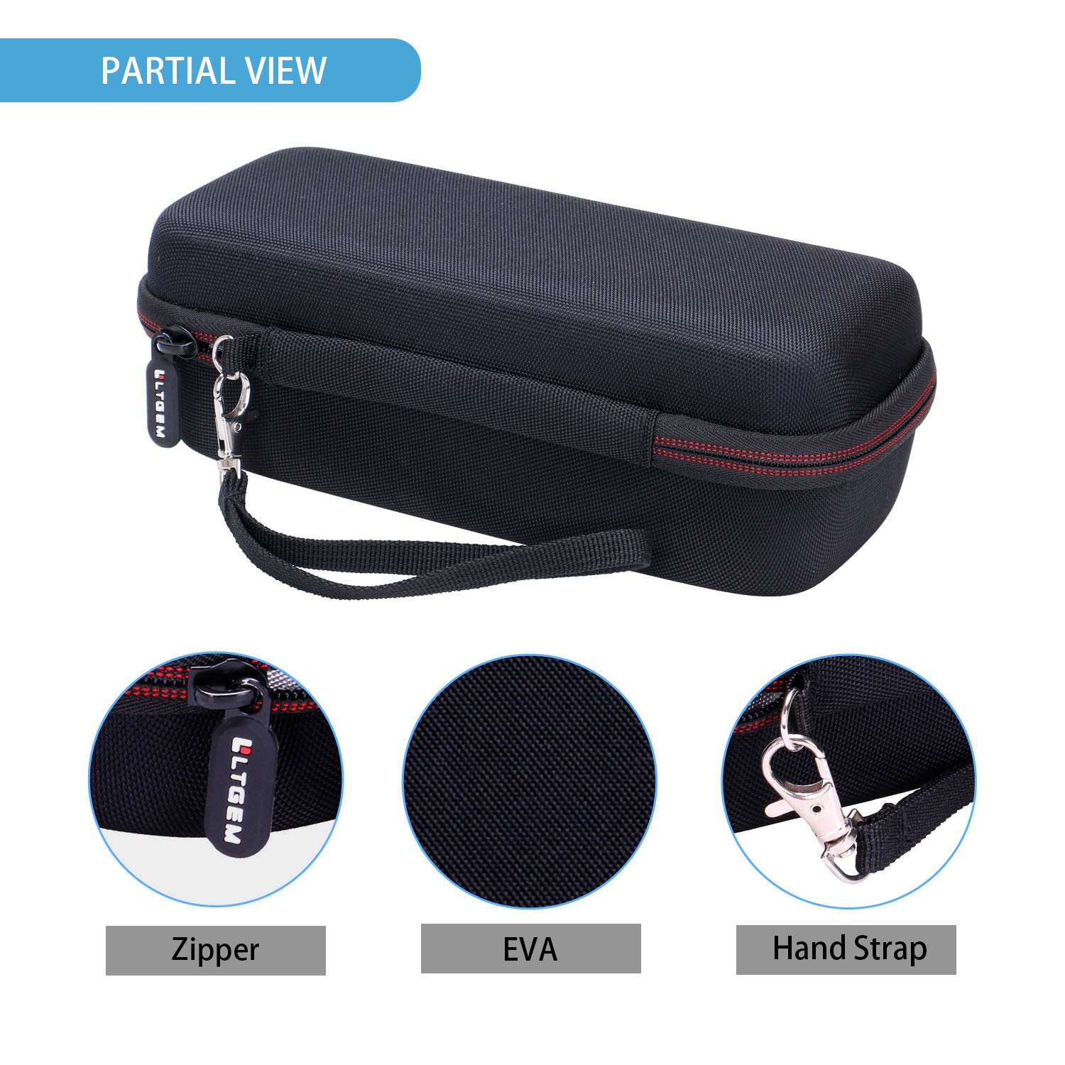 LTGEM EVA Hard Case for Oral-B Pro 1000/1500/2000/3000/3500 Power Rechargeable Electric Toothbrush (Sale Case Only)