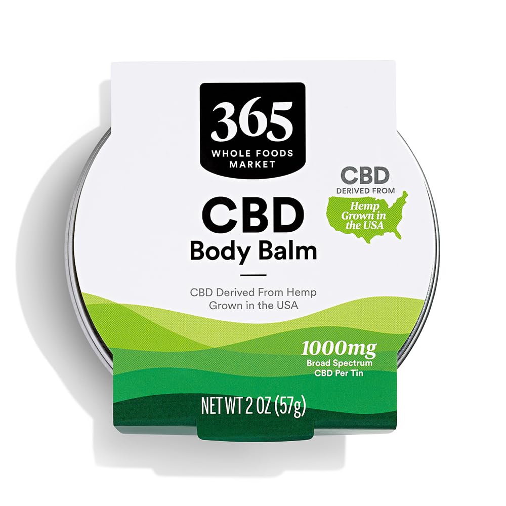 365 By Whole Foods Market, CBD Body Balm 1000mg, 2 Ounce