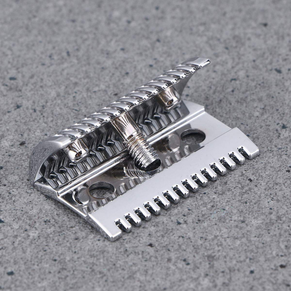 Lurrose Razor Head Replacement Manual Double Edge Razor Safety Shaving Head without Blade
