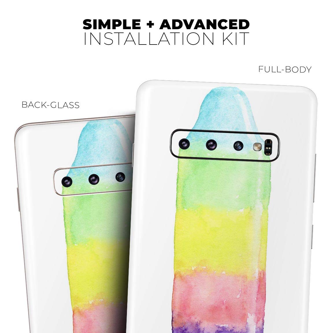 DesignSkinz Summer Mode Ice Cream v5 Protective Vinyl Decal Wrap Skin Cover Compatible with The Samsung Galaxy S20 (Screen Trim & Back Glass Skin)