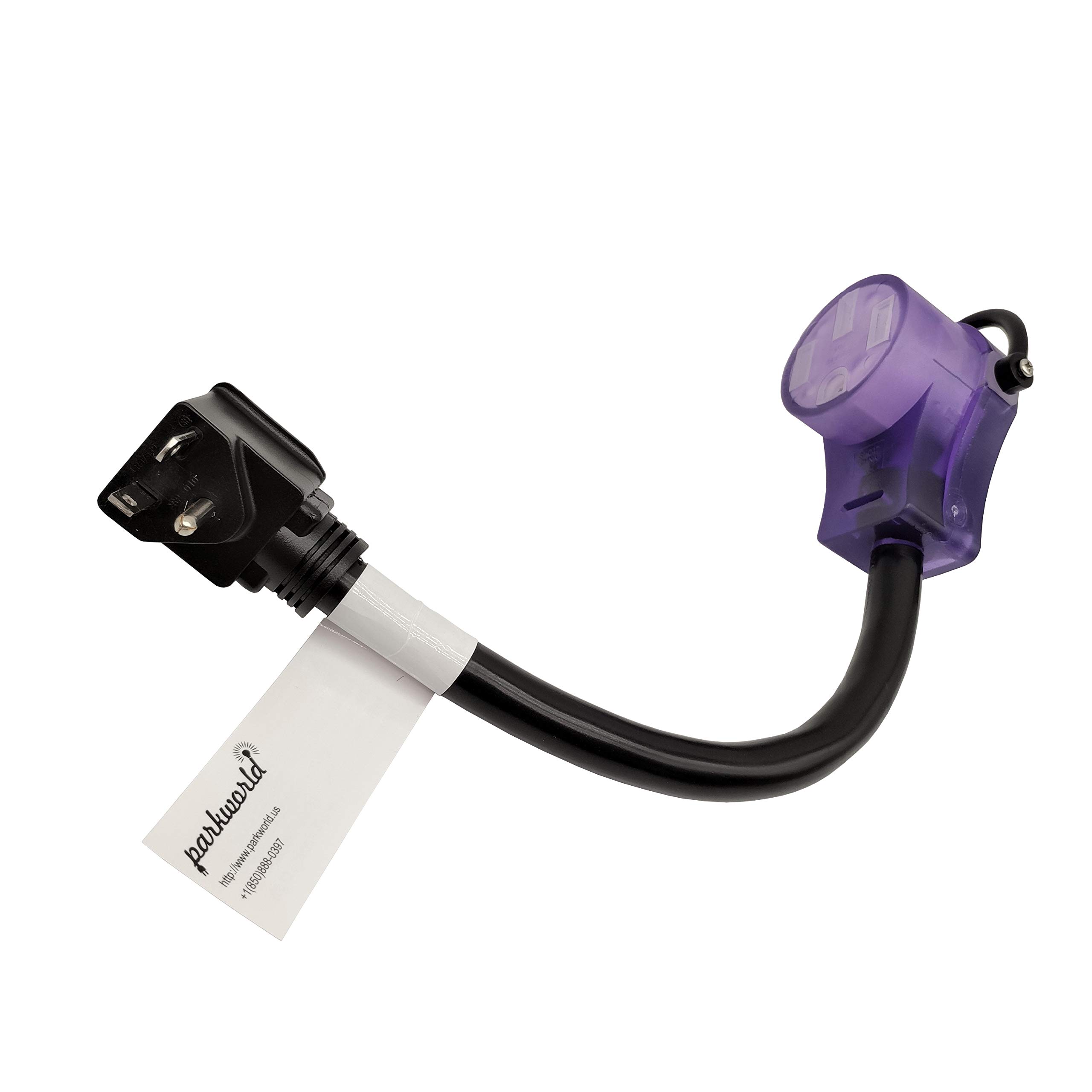 Parkworld 61605 EV Adapter Cord NEMA 5-20P to 14-50R (ONLY for Tesla UMC or Other EV Charging, NOT for RV) 14 inch.