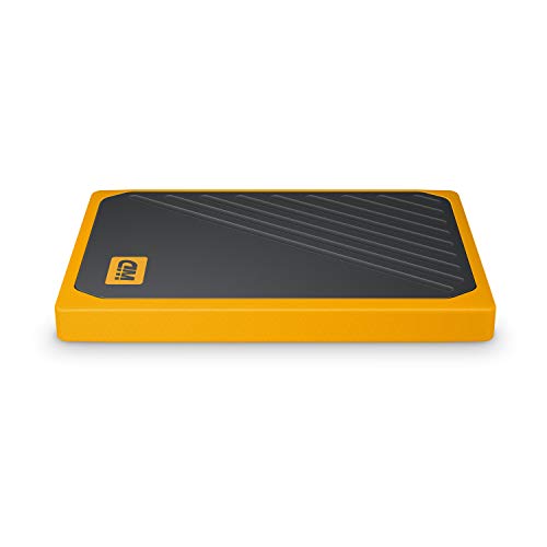 WD 2TB My Passport Go SSD Amber Portable External Storage, USB 3.0 - WDBMCG0020BYT-WESN