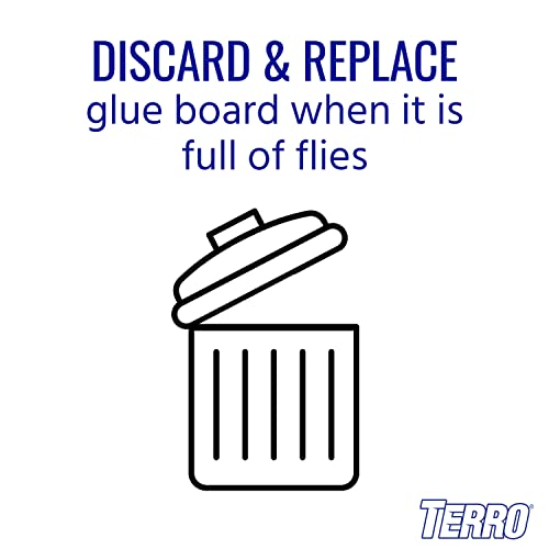 TERRO T550 Discreet Odorless Indoor Fly Trap Plus Lure - Attracts, Traps, and Kills House Flies