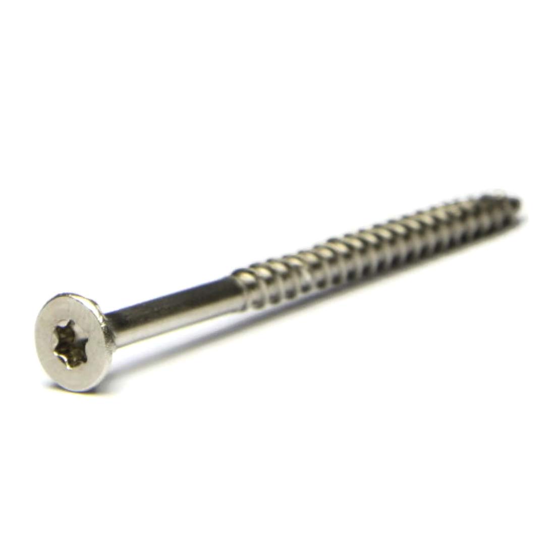 Star Drive Deck Screws 305 Stainless Steel Bugle Head Type 17 Point - #8 x 2-1/2" Qty 25